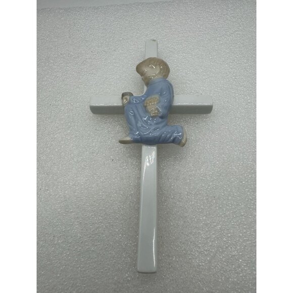 Roman Inc | Accents | Vintage Roman Inc Wall Hanging Cross Baby Boy ...